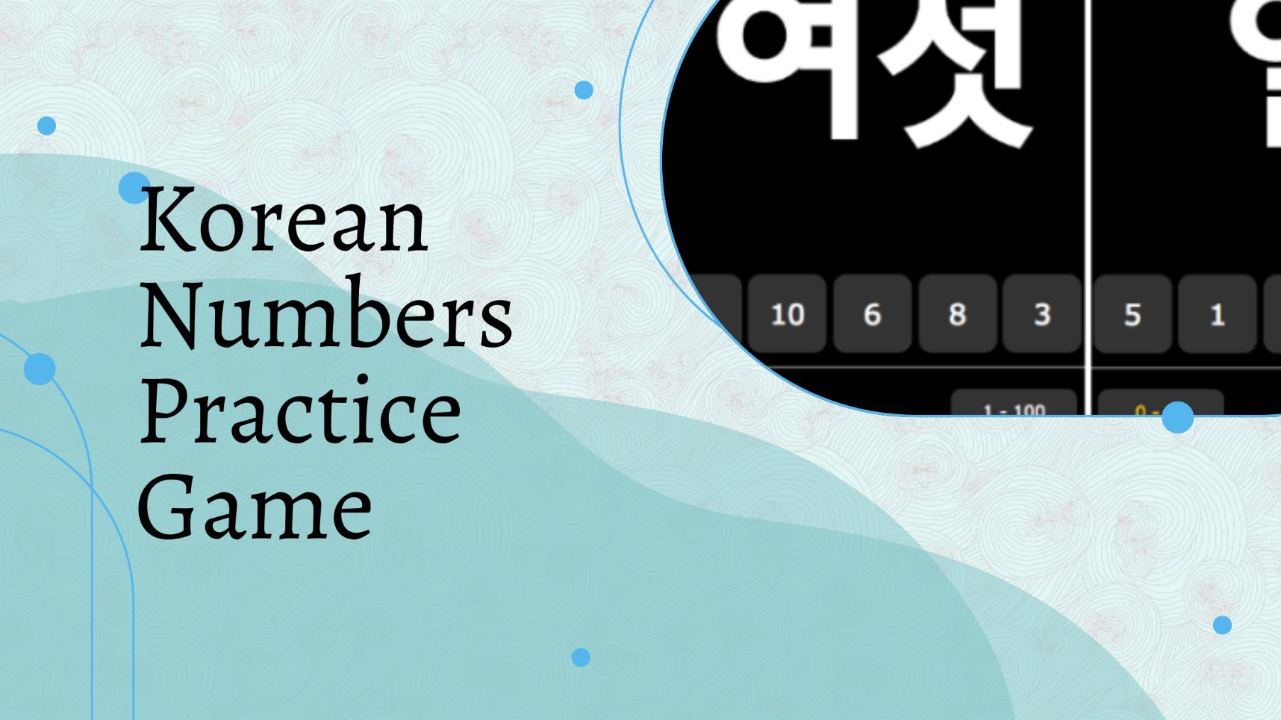 Korean Numbers Practice Game | Koreanling